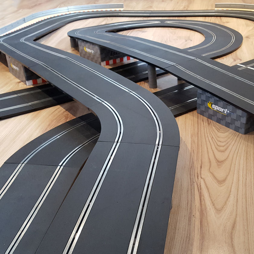 Scalextric Sport 1:32 Track Set - Triple Loop Layout AS19 – Action Slot ...