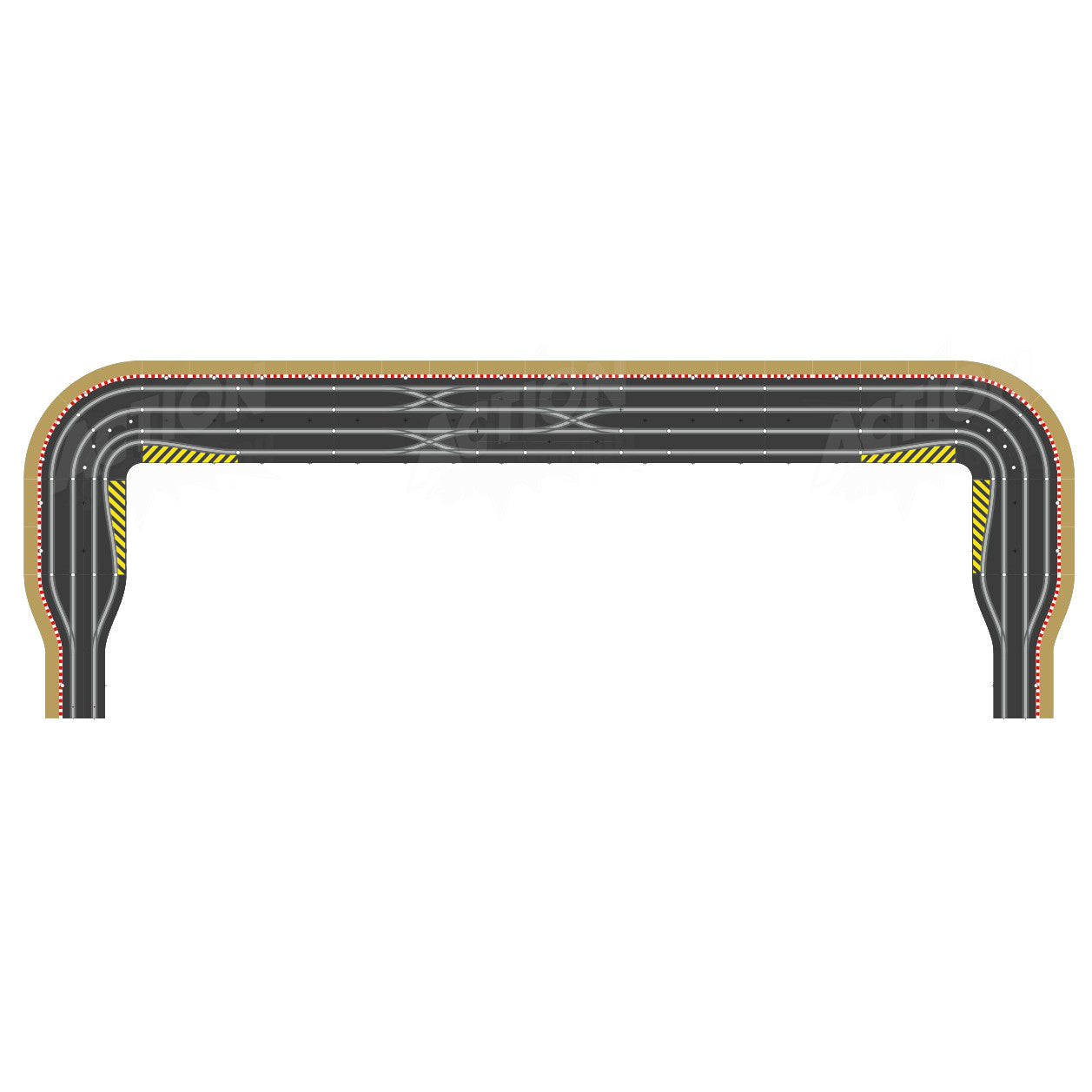 Scalextric Sport Track - Digital Four Lane Corner C7014 C7015 C7016 C7 ...