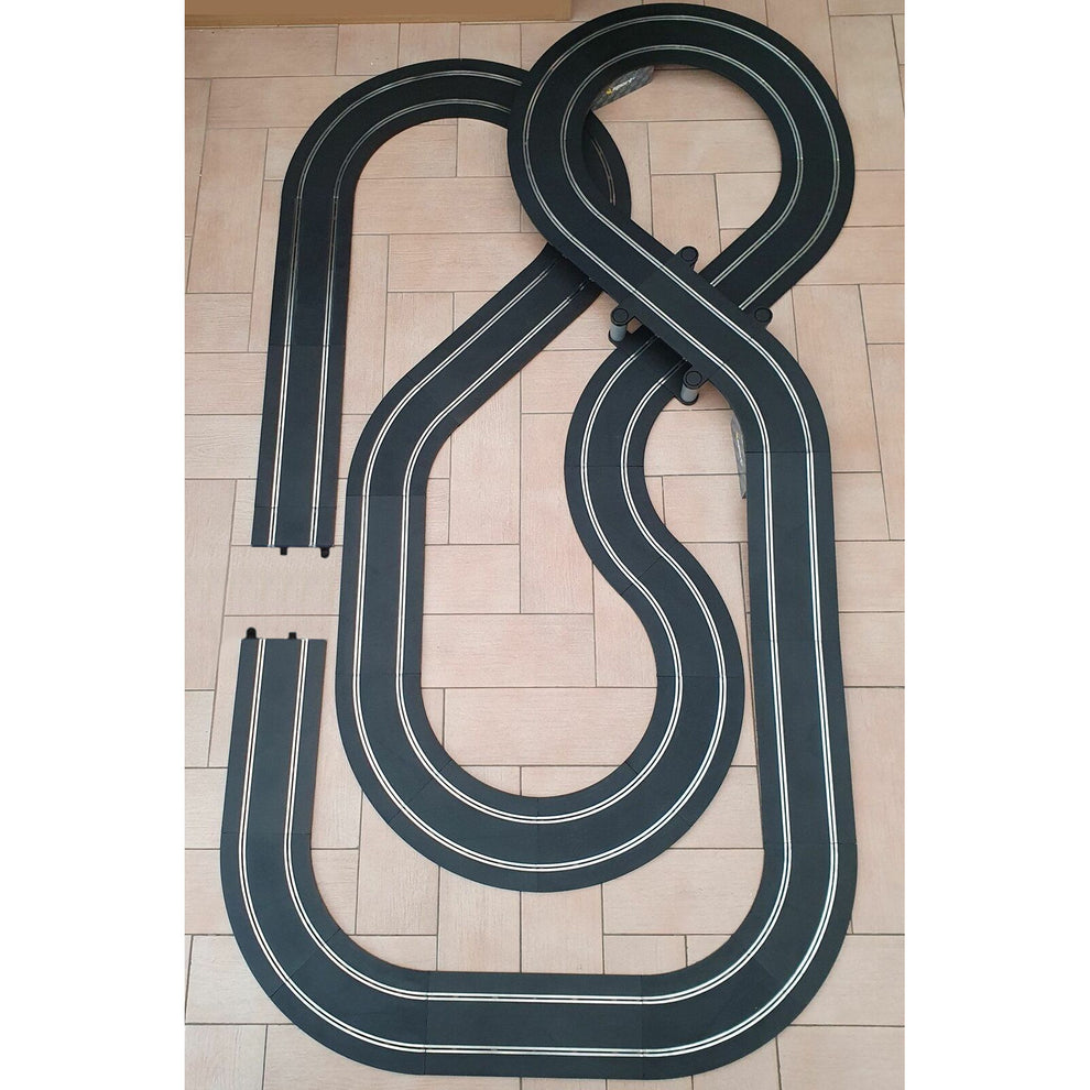 Scalextric Sport 1:32 Track Set - Layout With Bridge #AS9 NP – Action ...
