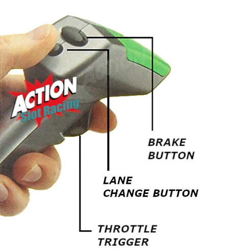 Scalextric Digital Hand Controller Throttles C7002 x 4 #E – Action Slot ...