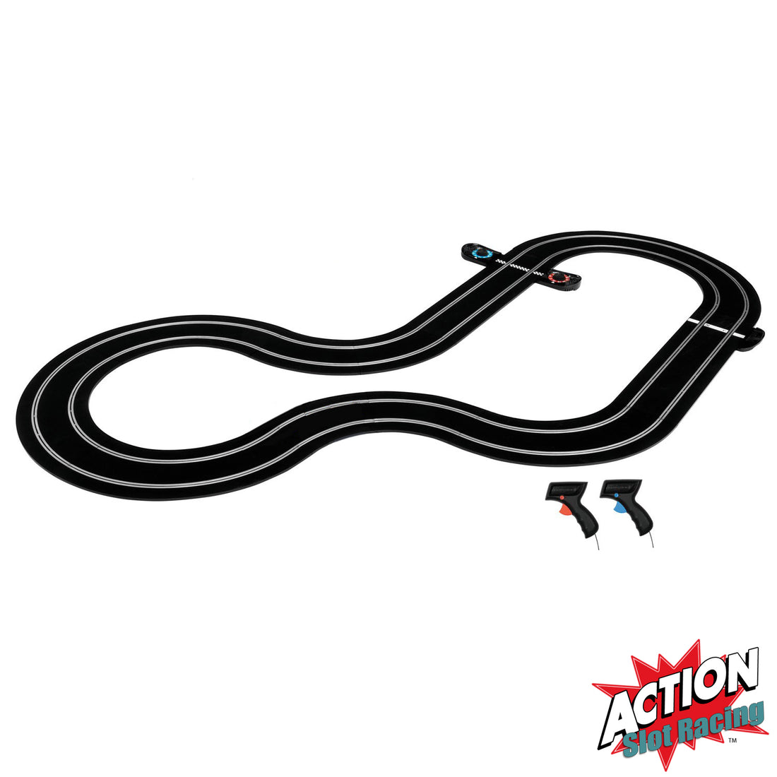 Scalextric Sport 1:32 Track Set - Layout With Lap Counter – Action Slot ...