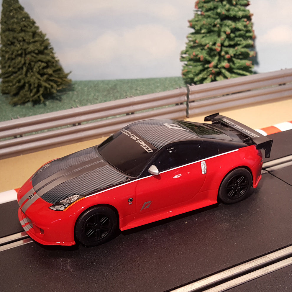 Scalextric 1:32 Drift Car - Red Need For Speed Nissan 350Z – Action ...