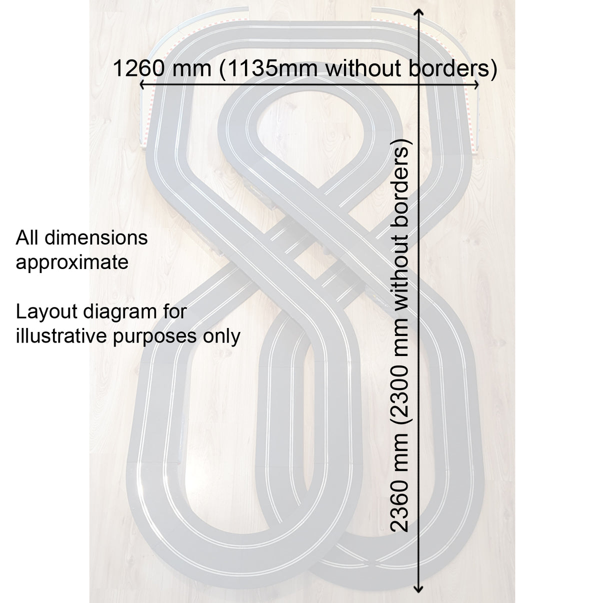 Scalextric Sport 1:32 Track Set - Triple Loop Layout DIGITAL – Action ...